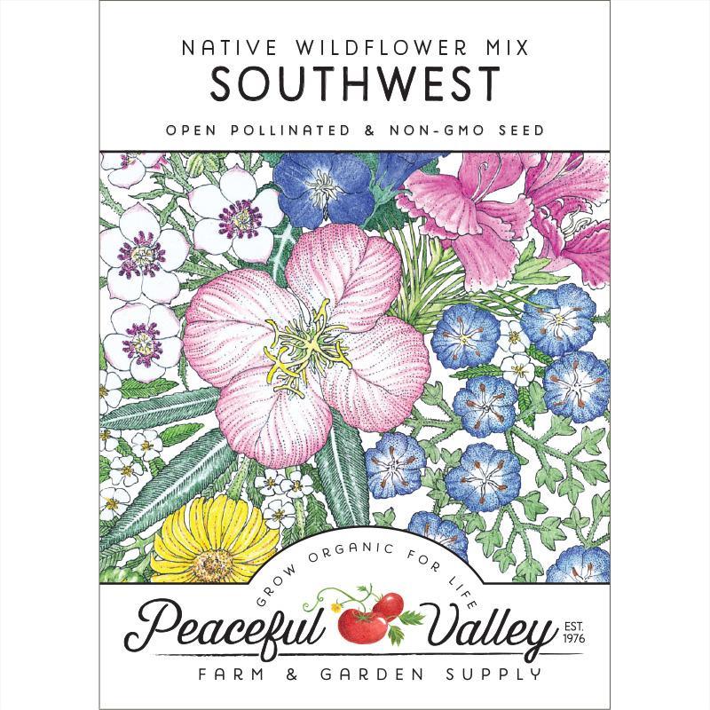 Regional Southwest Native Wildflower Mix (pack) - LUMBRI WORMS & GARDEN ...